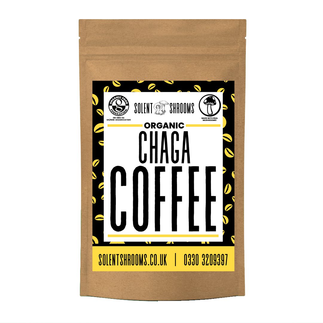 Solent Shrooms - Organic Chaga Mushroom Coffee (250g) | Freshly Fermented